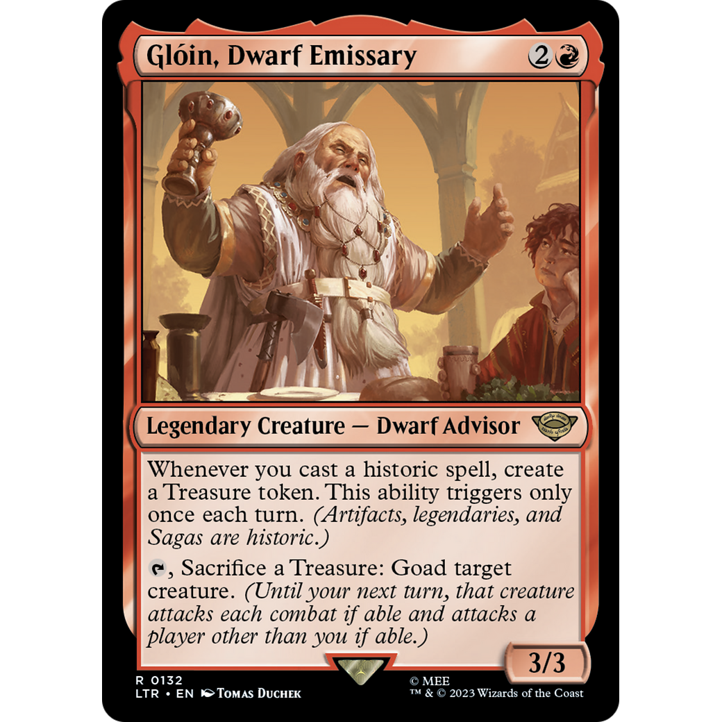 Glóin, Dwarf Emissary (LTR-132) - The Lord of the Rings: Tales of Midd
